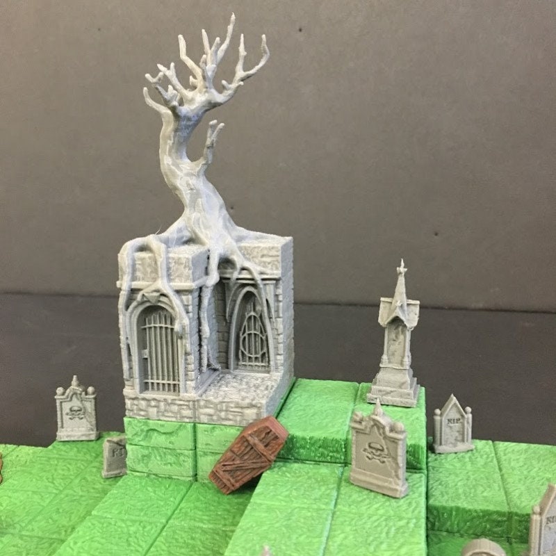 Cemetery Set square Tiles | Etsy