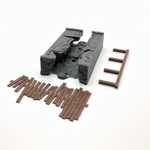 Stone Bridge System for Miniature Gaming, Scale Model, Modular Bridge ...