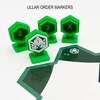 Gaming Playmat Water Hex Grid, Options 1, 1.5, 1.75 AF, Perfect for ...