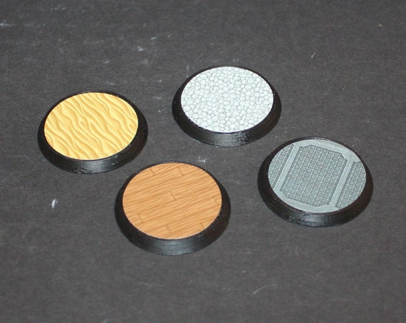 Bases for 28mm Game Miniatures Singe 32mm Round Base 12 - Etsy
