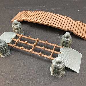 Arched Bridge Miniatures Gaming Terrain Diorama Miniature Scenery Scale ...