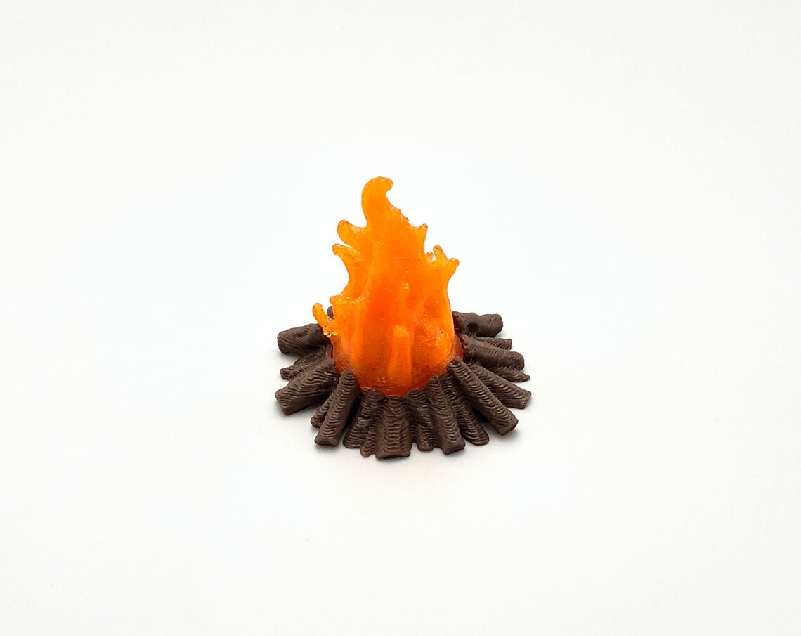 FIRE! STL Files of Wood Burning Campfire for Your Miniature Gaming ...
