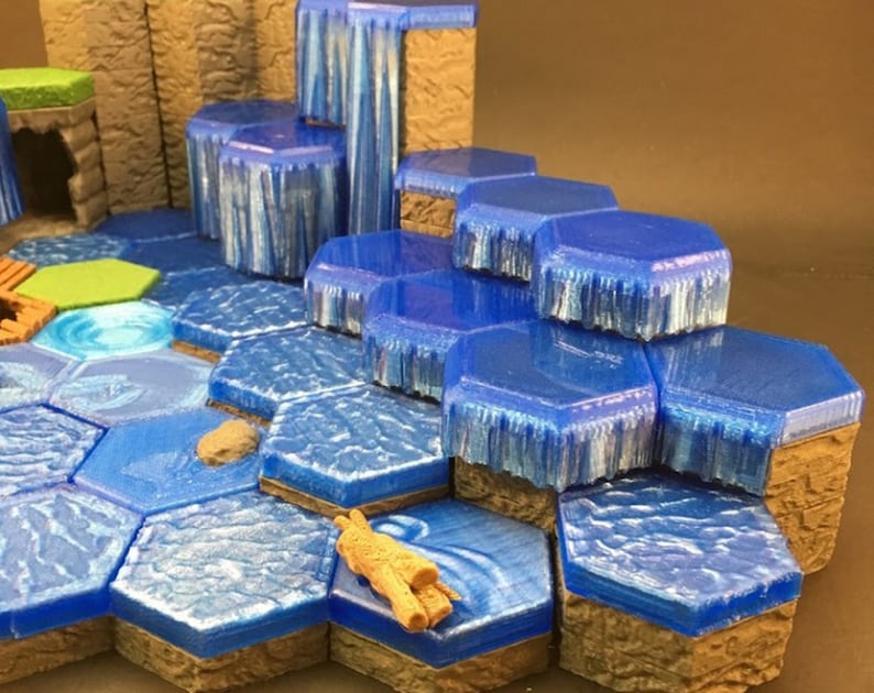 Water Set - "hex" Tiles - Etsy