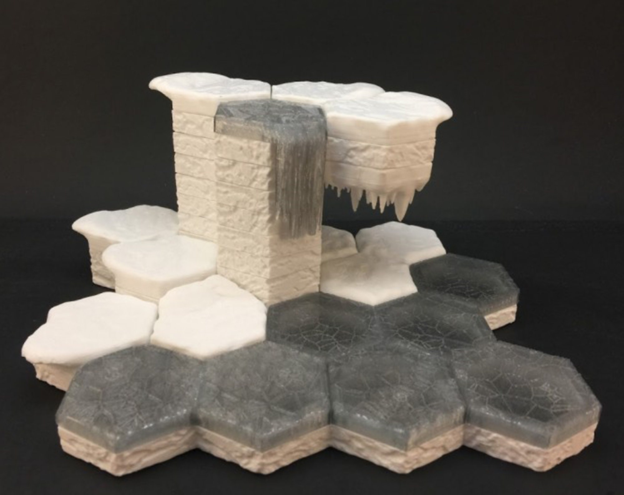 Ice Cave Set - "hex" Tiles - Etsy