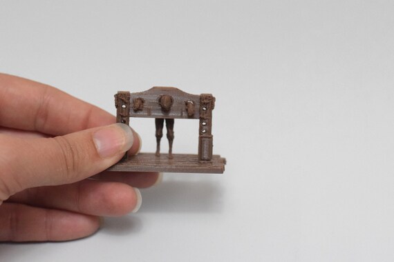 Miniature Toys Ancient Wooden Stocks for 28mm miniature gaming Toys ...