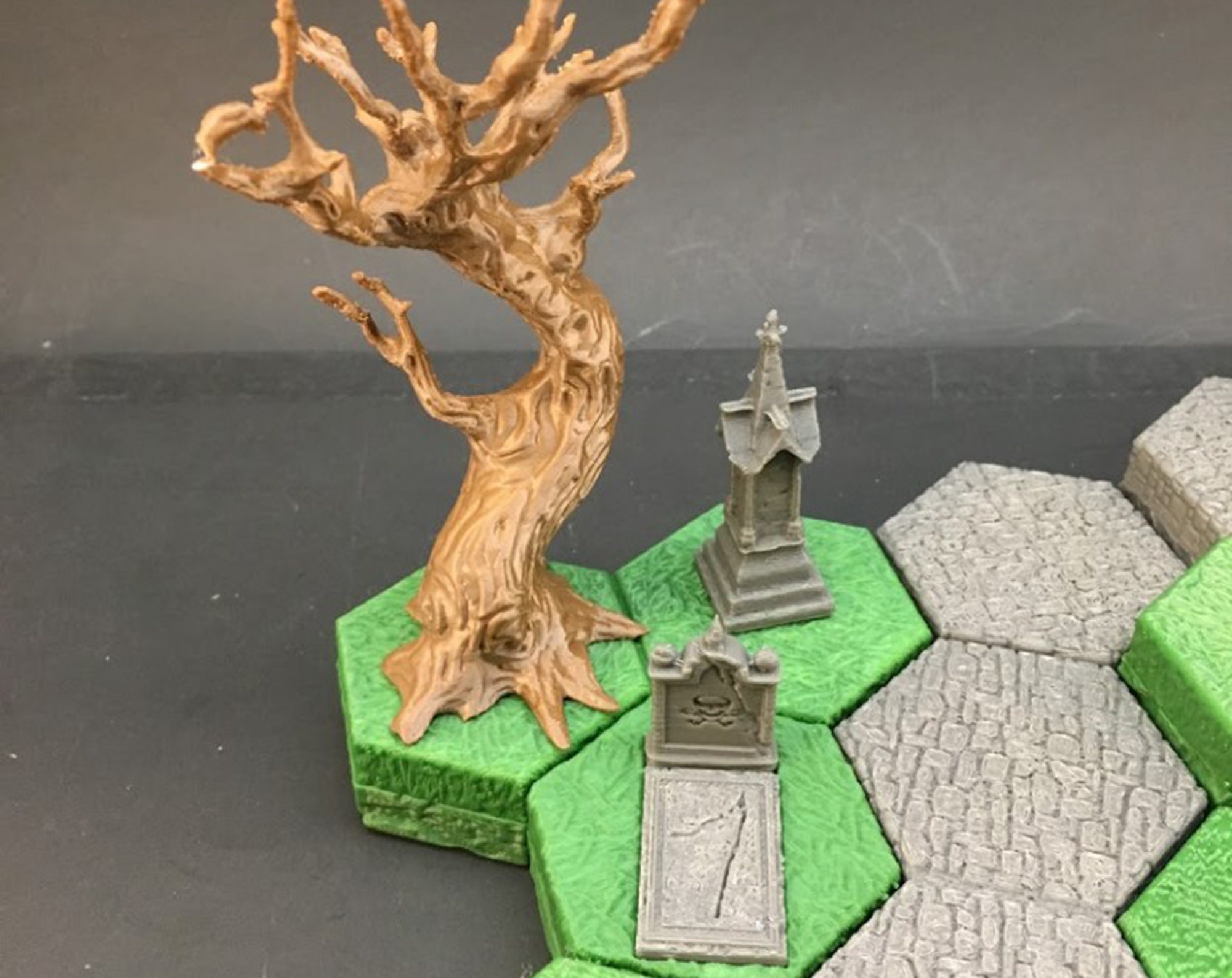 Cemetery Set hex Tiles - Etsy