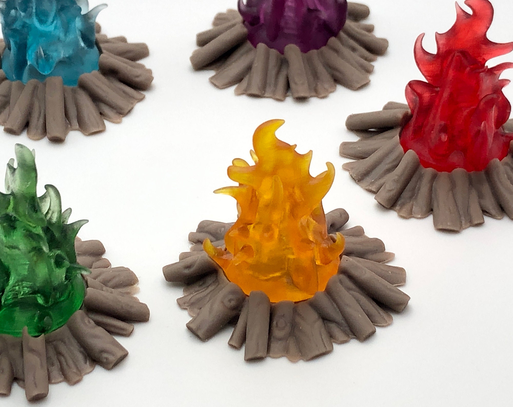 FIRE STL Files of Wood Burning Campfire for Your Miniature - Etsy Denmark