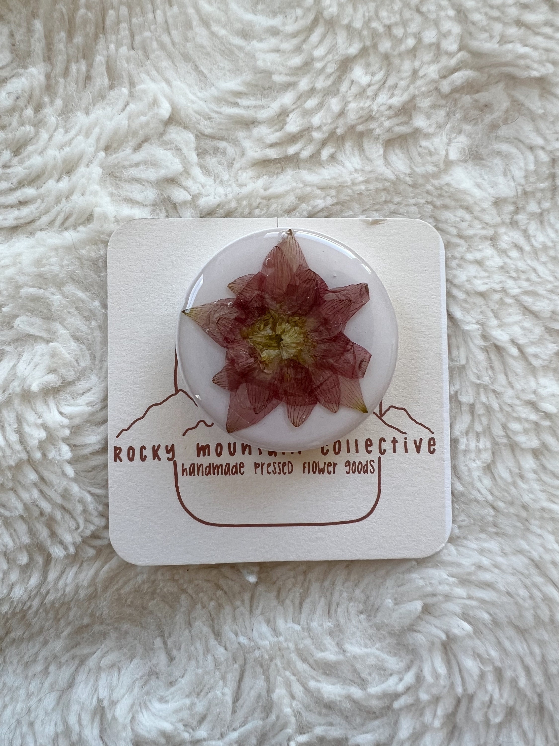 Pressed Flower Pop Sockets - Etsy
