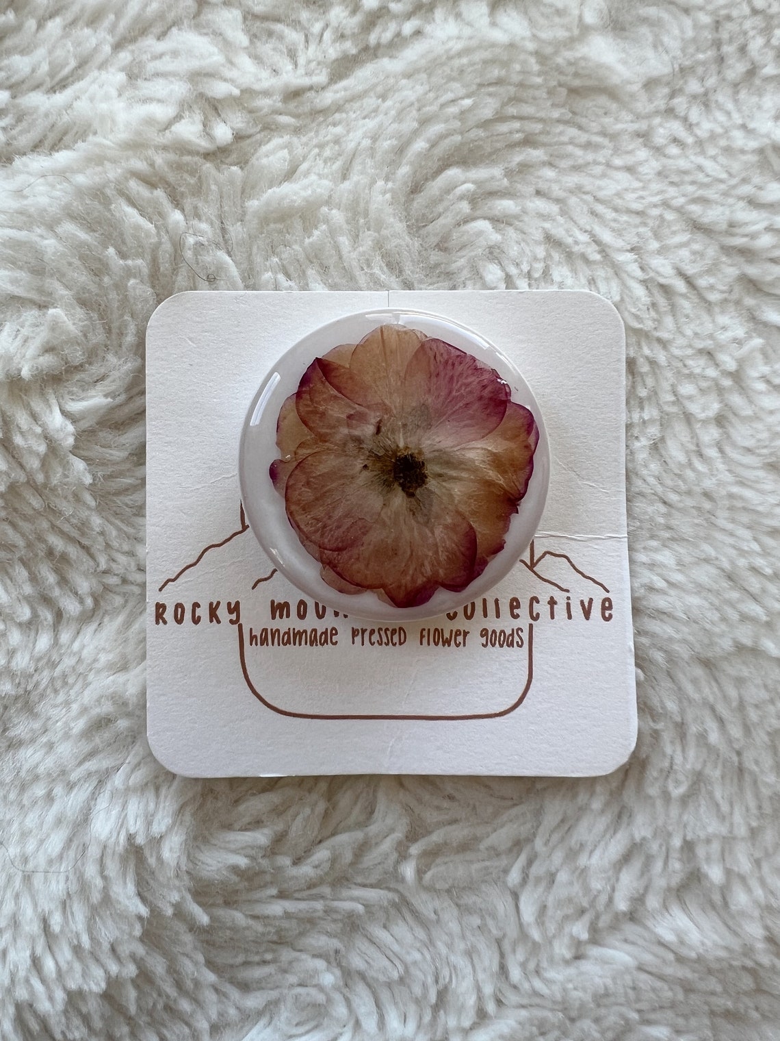 Pressed Flower Pop Sockets - Etsy