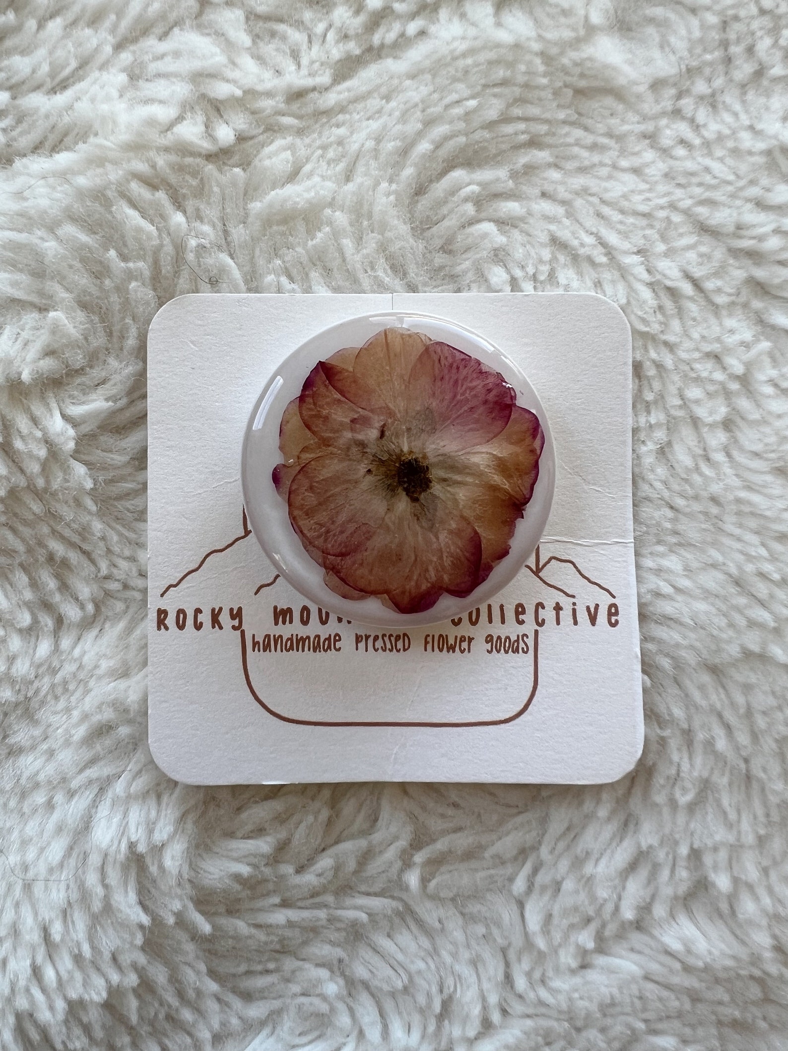 Pressed Flower Pop Sockets - Etsy