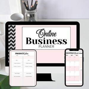 Small Business Planner Printable BUNDLE, Home Business Organizer Online ...