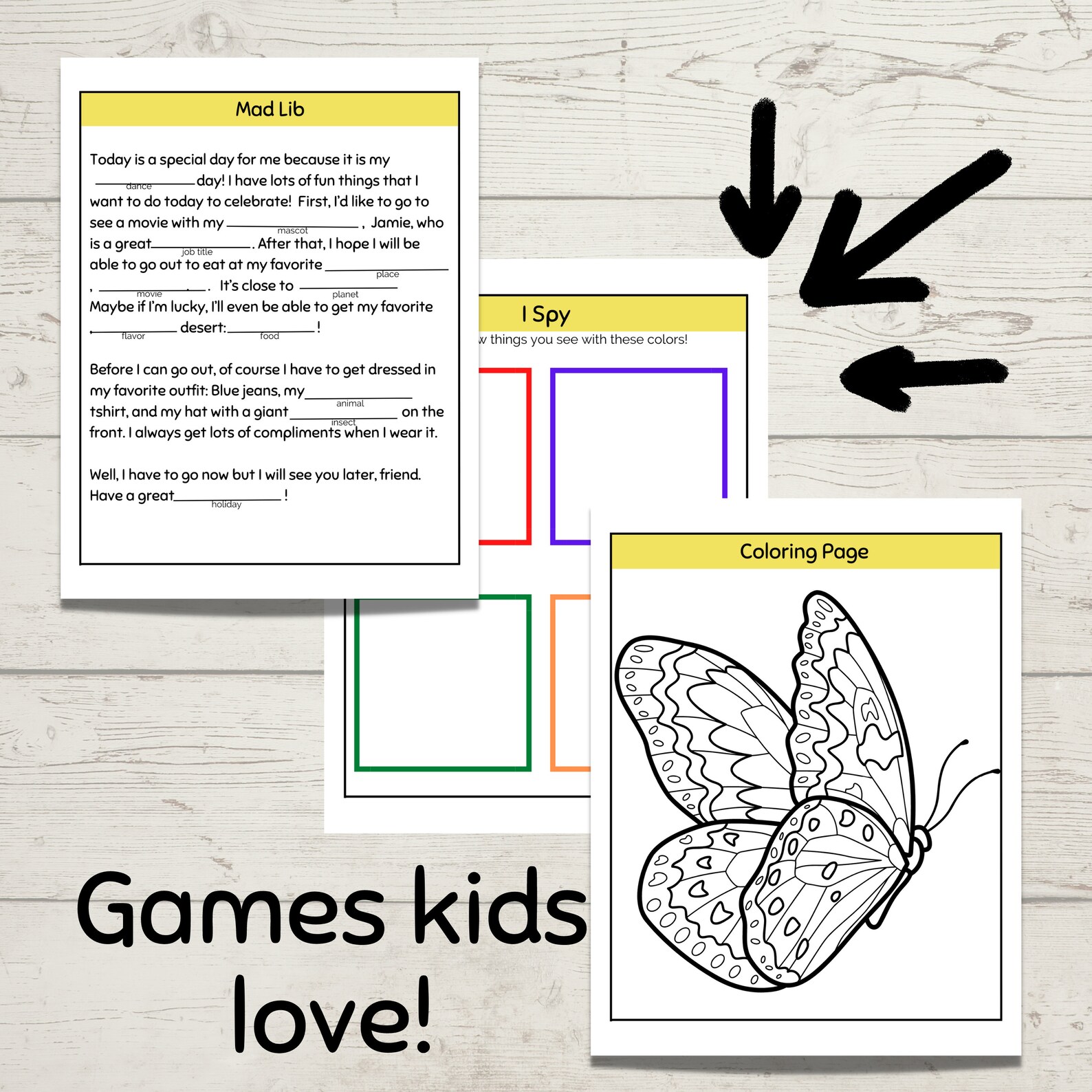 Road Trip Activity Pack, Road Trip Games, Airplane Activity Book for ...