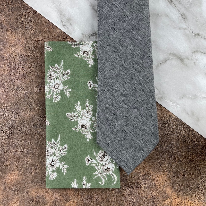 Sage Pocket Square - Etsy