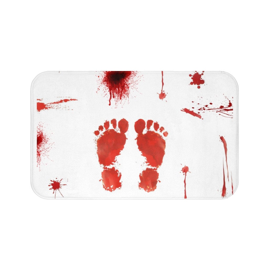 Blood Bath Mat Original Bath Mat Unusual Bath Math - Etsy