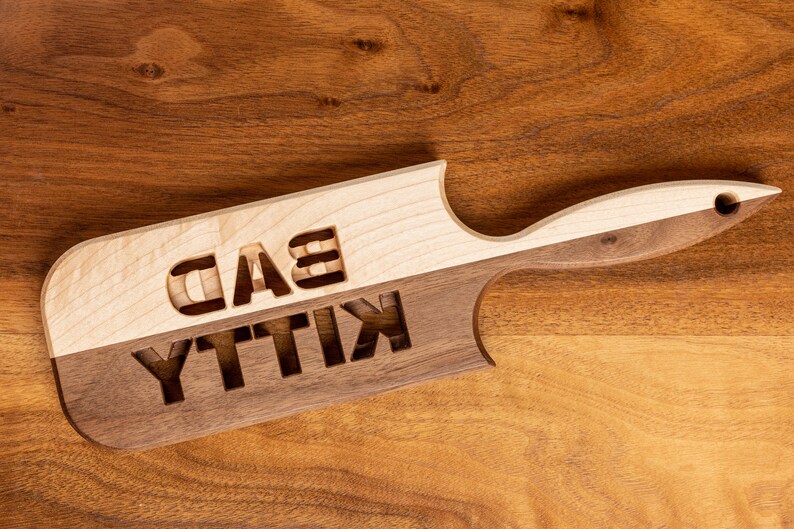 Bad Kitty Compact Spanking Paddle Etsy