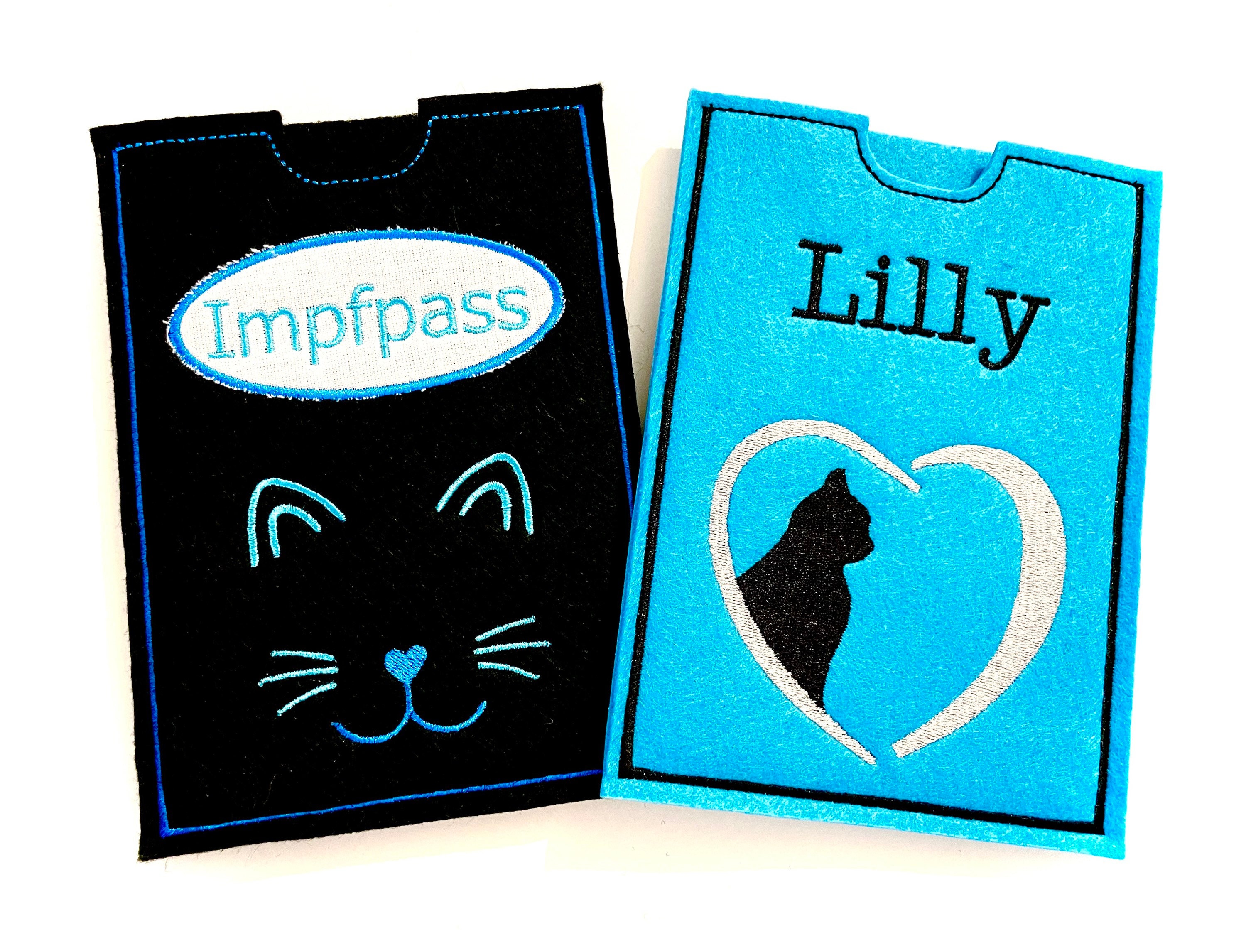 Documents ID cat passport vaccination passport cover for | Etsy