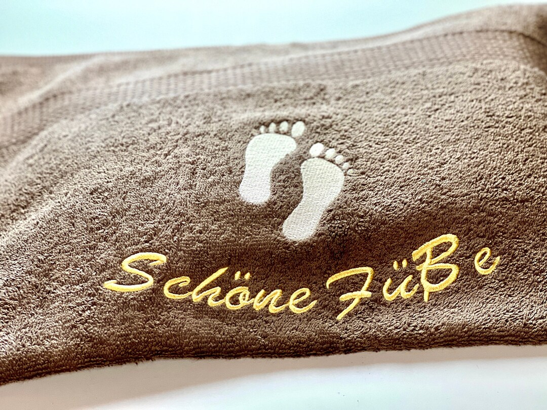 Foot Towel With and Without Text, 50 X 100 Cm, Beautiful Colors, Foot ...