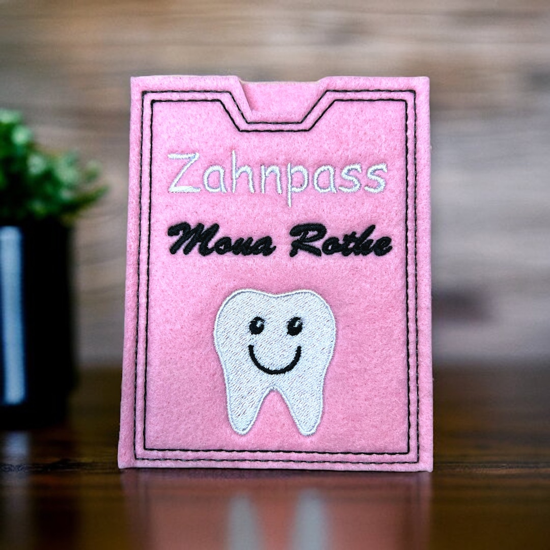 Tooth Passport Cover Personalized With Name - Etsy