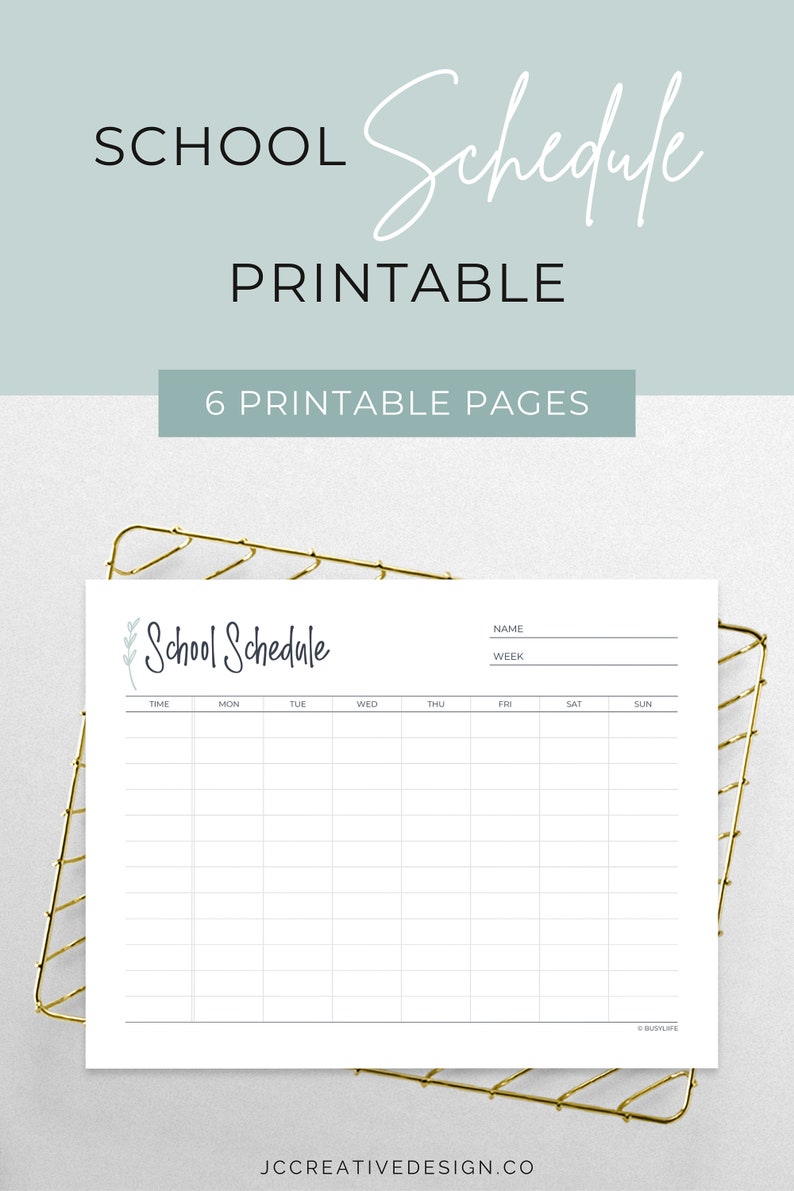 Homeschool Planner Printable Daily School Checklist Student - Etsy