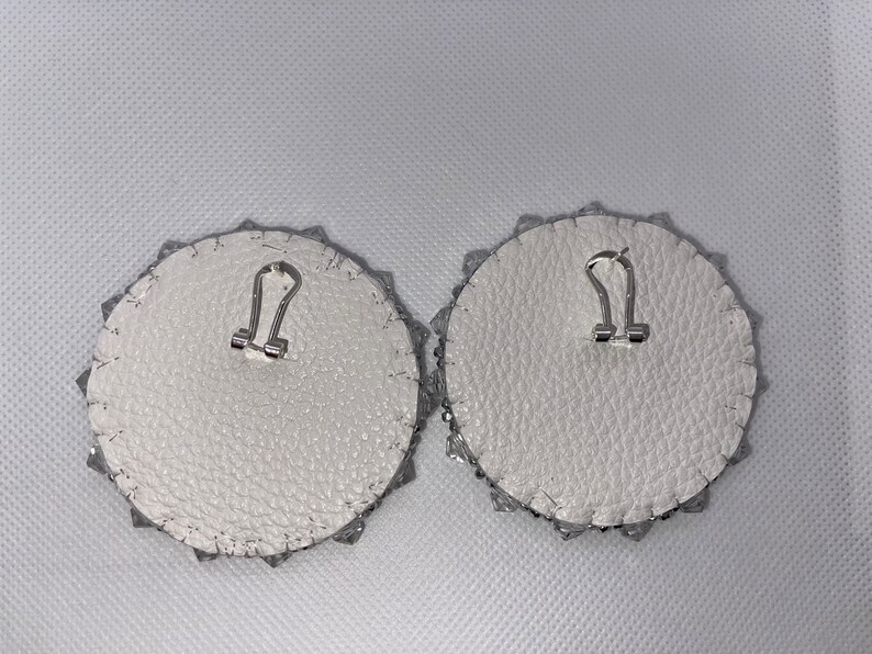 Native American Beaded Round Earrings - Etsy