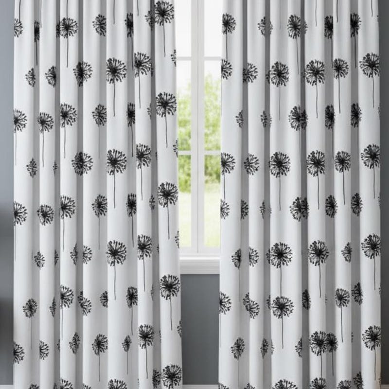 Dandelion Curtain - Etsy