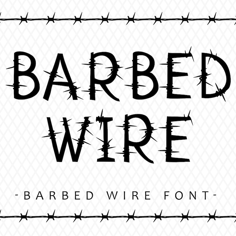 Cursive Wire Font - Etsy