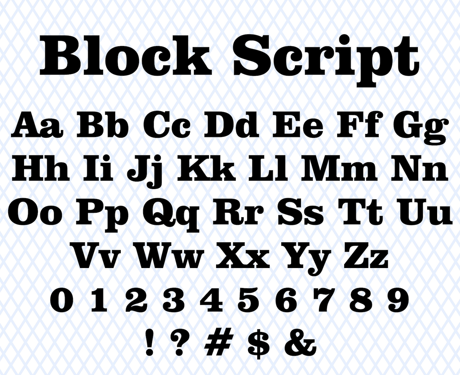 Block Font Ttf Svg Serif Font Basic Font Digital Font Block Font Svg ...