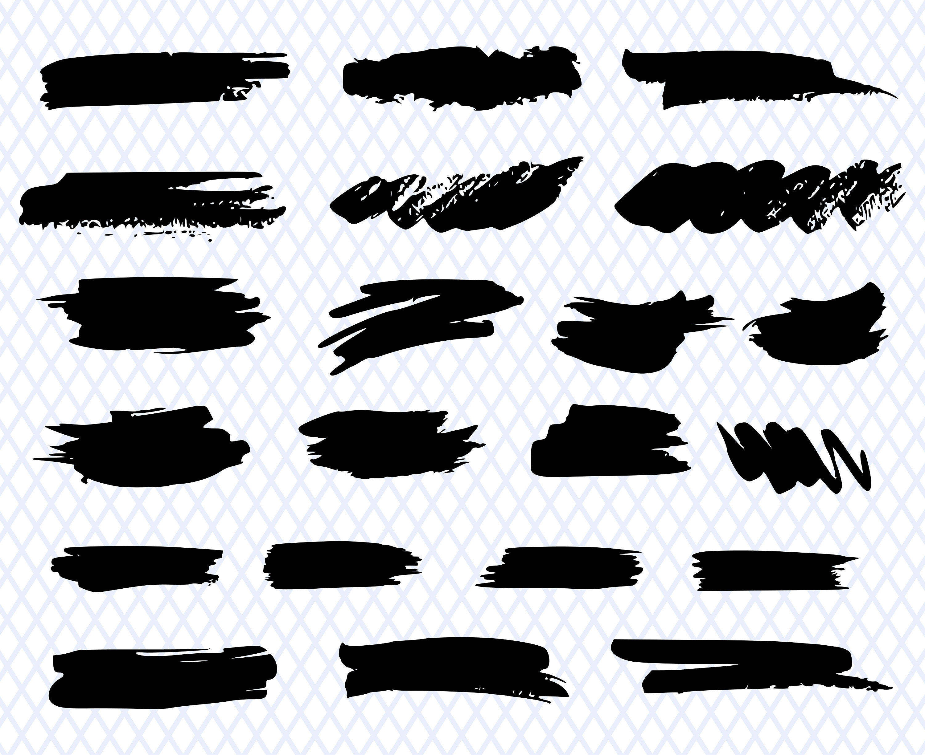 Bookmark Paintbrush Stroke Svg - Etsy