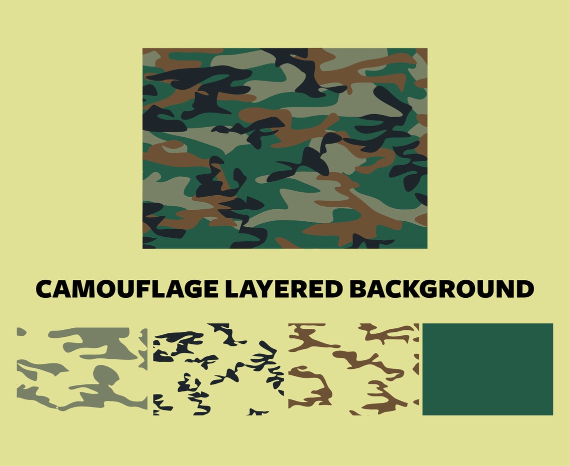 Camouflage Svg Camouflage Pattern Svg Military Svg Camo Print - Etsy