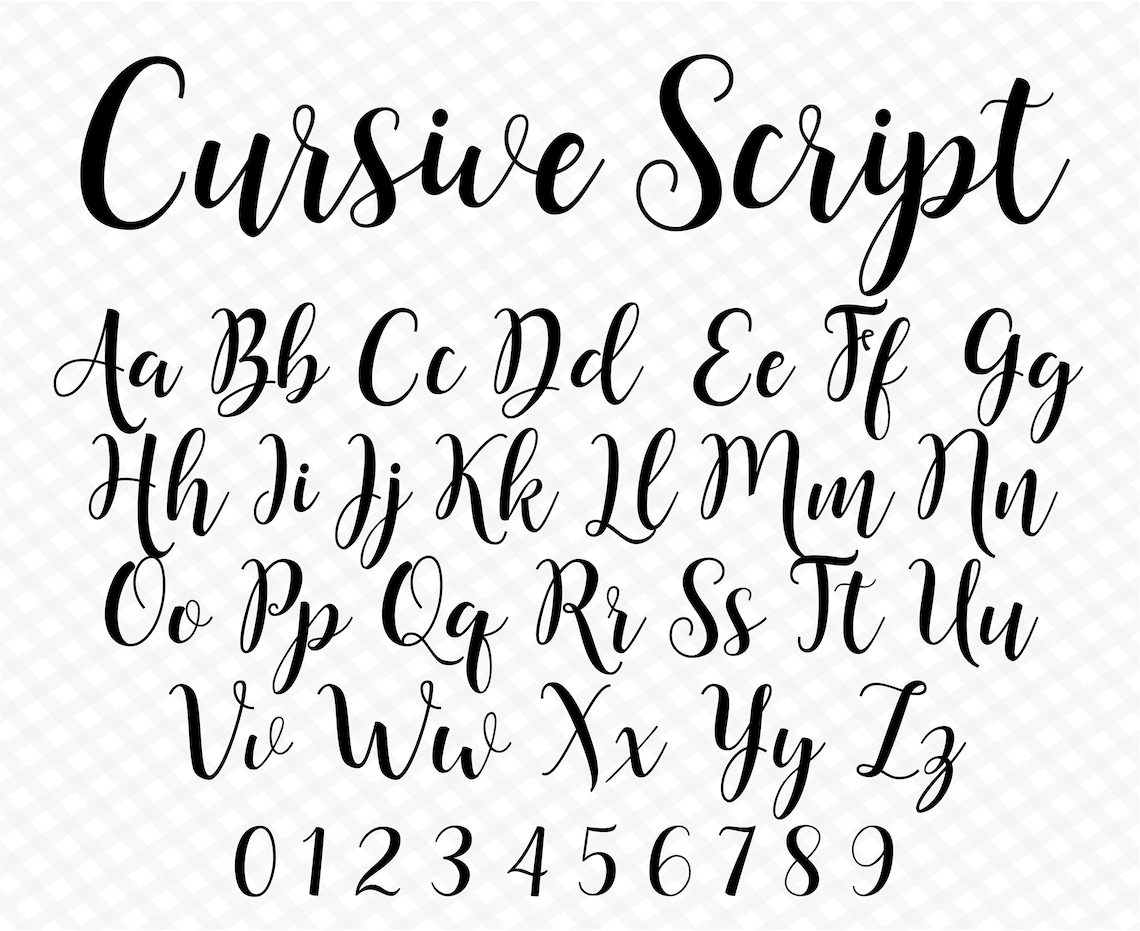 Cursive Font Samantha Font Wedding Font Cursive Letters Font Invite ...