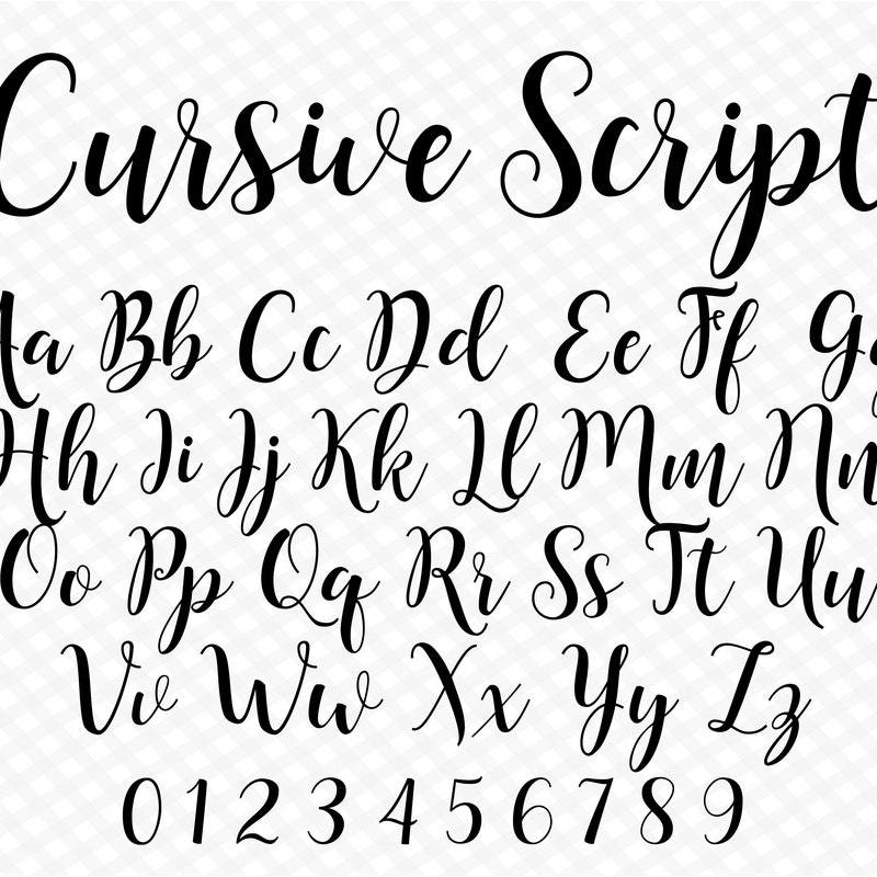 Cursive Clip Art Bubble - Etsy UK