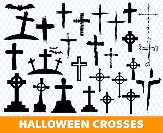 Cross Tombstone Clipart