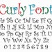 Curly Font Christmas Font Elf Font Christmas Elf Font Santa Font ...