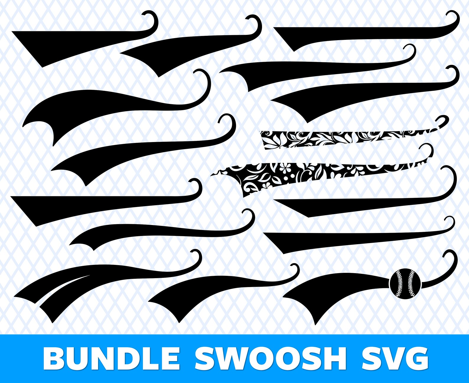 Swoosh Svg Text Tails Svg Baseball Text Tails Svg Png Text - Etsy