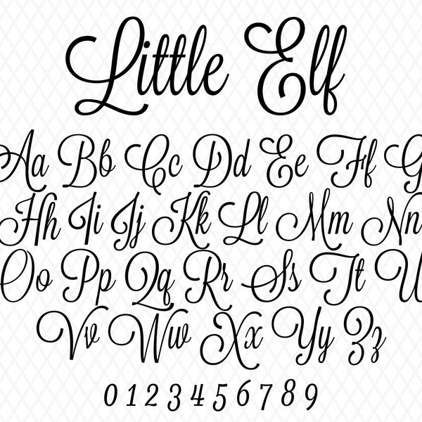 Christmas Font - Etsy