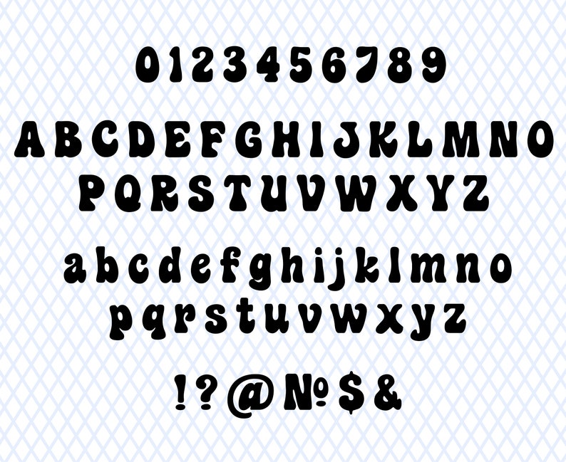 Groovy Font Ttf Svg Retro Groovy Font Groovy Letters Font - Etsy Australia