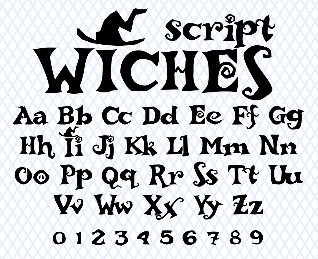 Halloween Font Witches Font Scary Font Spooky Font Happy Halloween Font ...