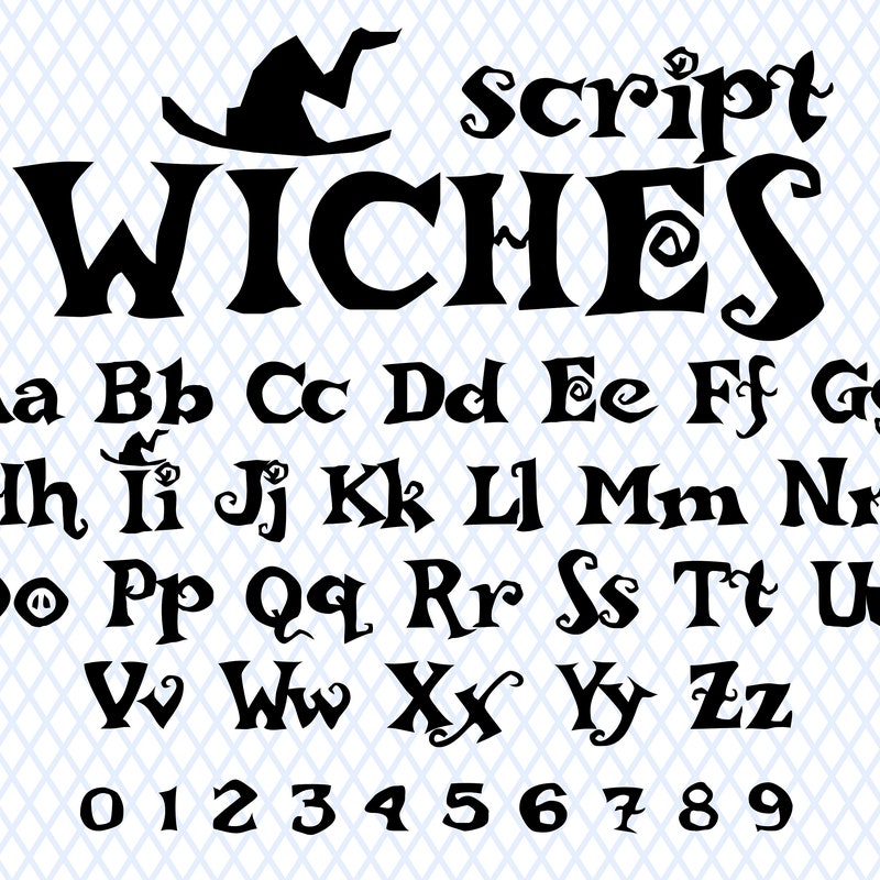 Witch Fonts - Etsy