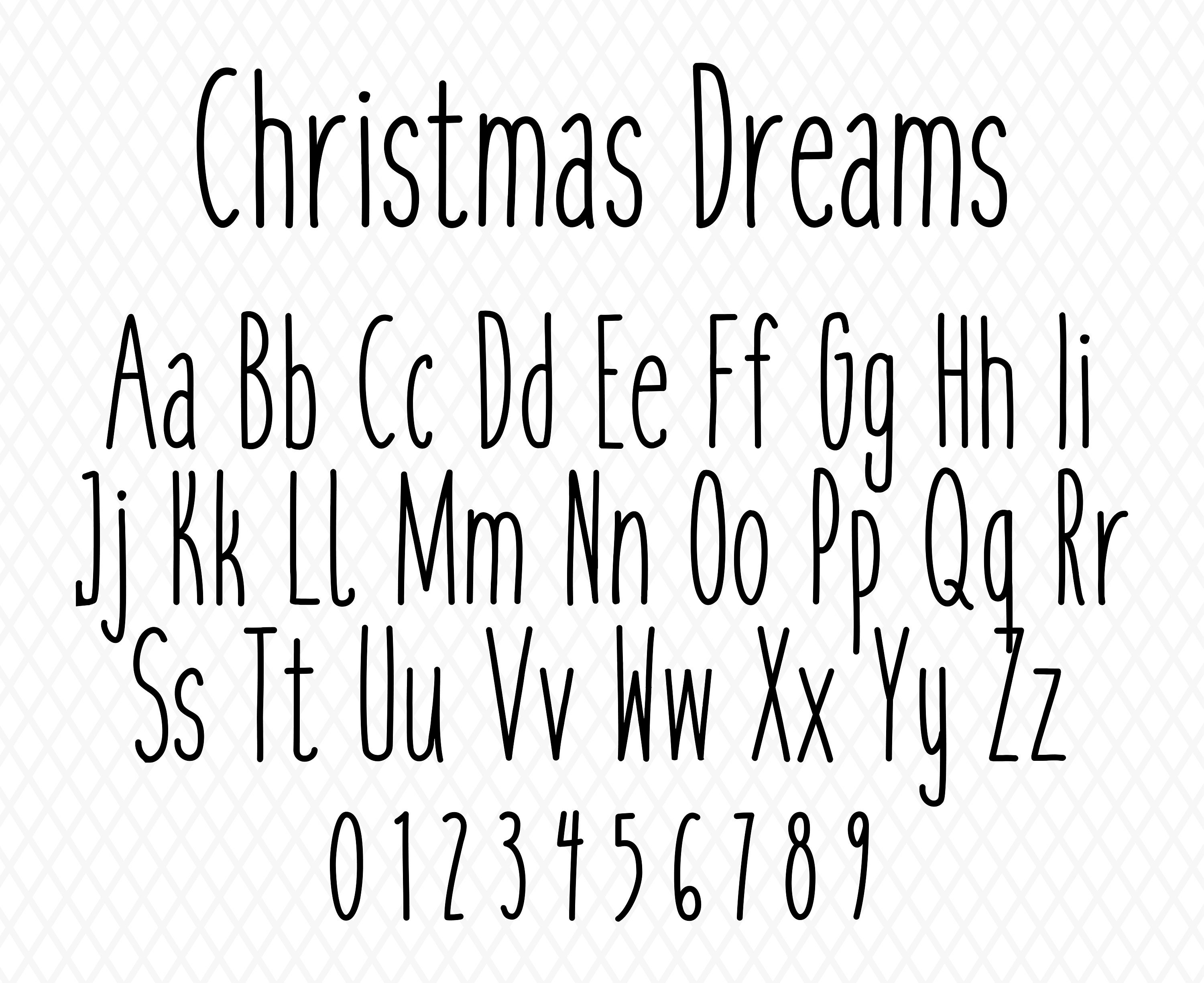 Christmas Cursive Font