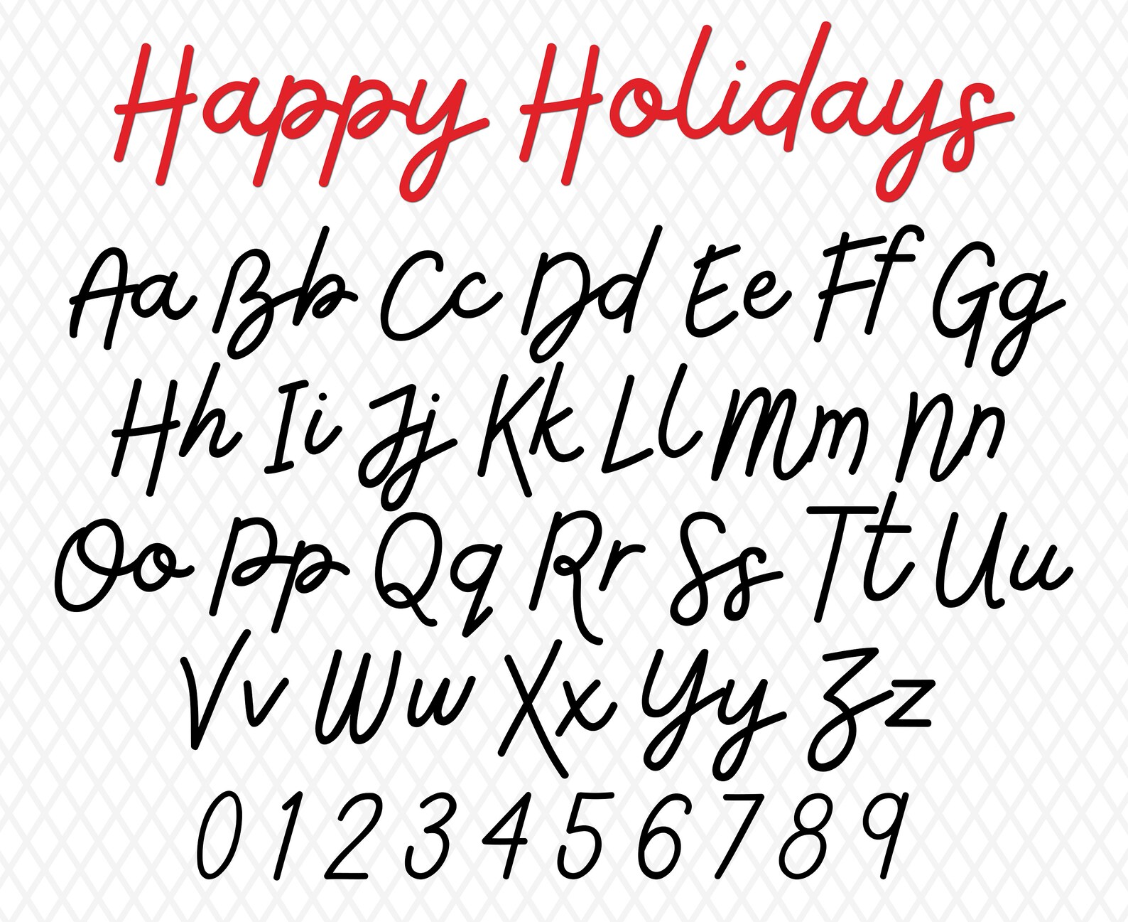 Christmas Fonts Ttf Svg Png Christmas Script Christmas Font Monogram ...