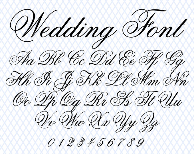 Wedding Font Invite Font Wedding Calligraphy Font Wedding Cursive Font ...