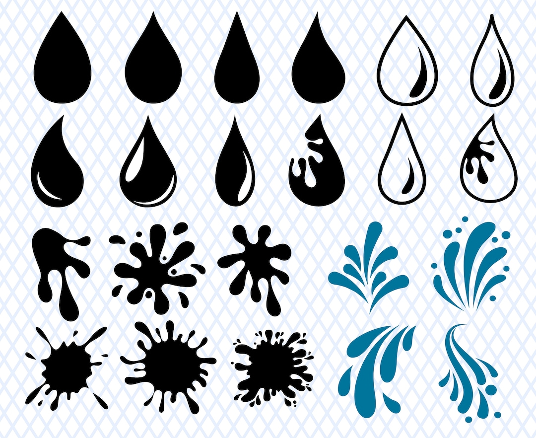 Water Drops Vector