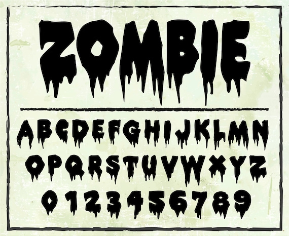 Scary Font Scar Rock Scary Display Font | Deeezy