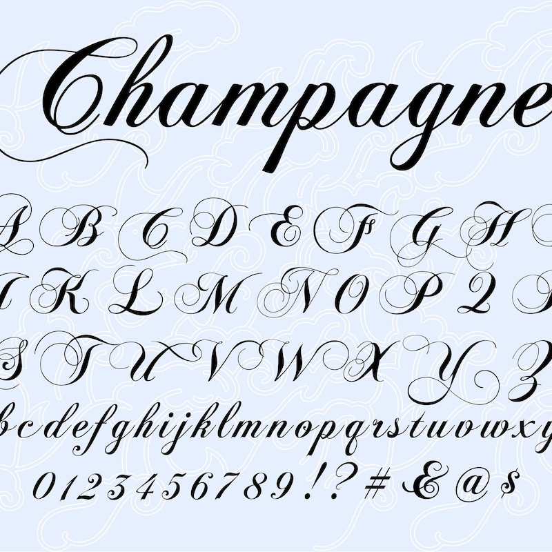 Cursive Letters for Cake - Etsy