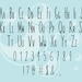 Thin Font Skinny Font Tall Font Tall Skinny Font Ttf Svg Png Files for ...