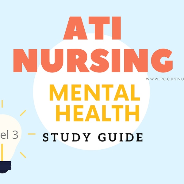 Mental Health Nursing Notes - Etsy