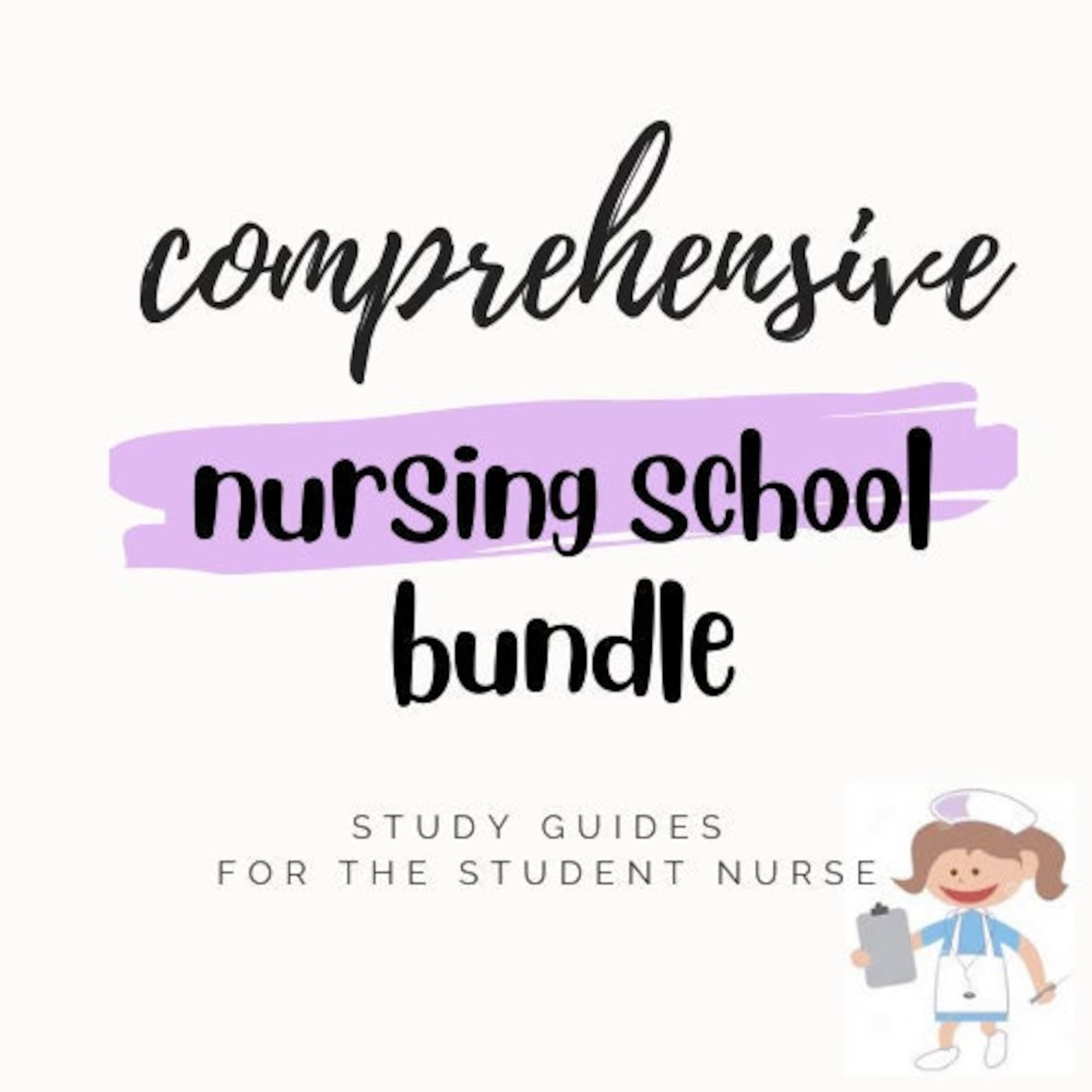 Bundle - Comprehensive Nursing School Study Guides | Nursing Notes - Etsy