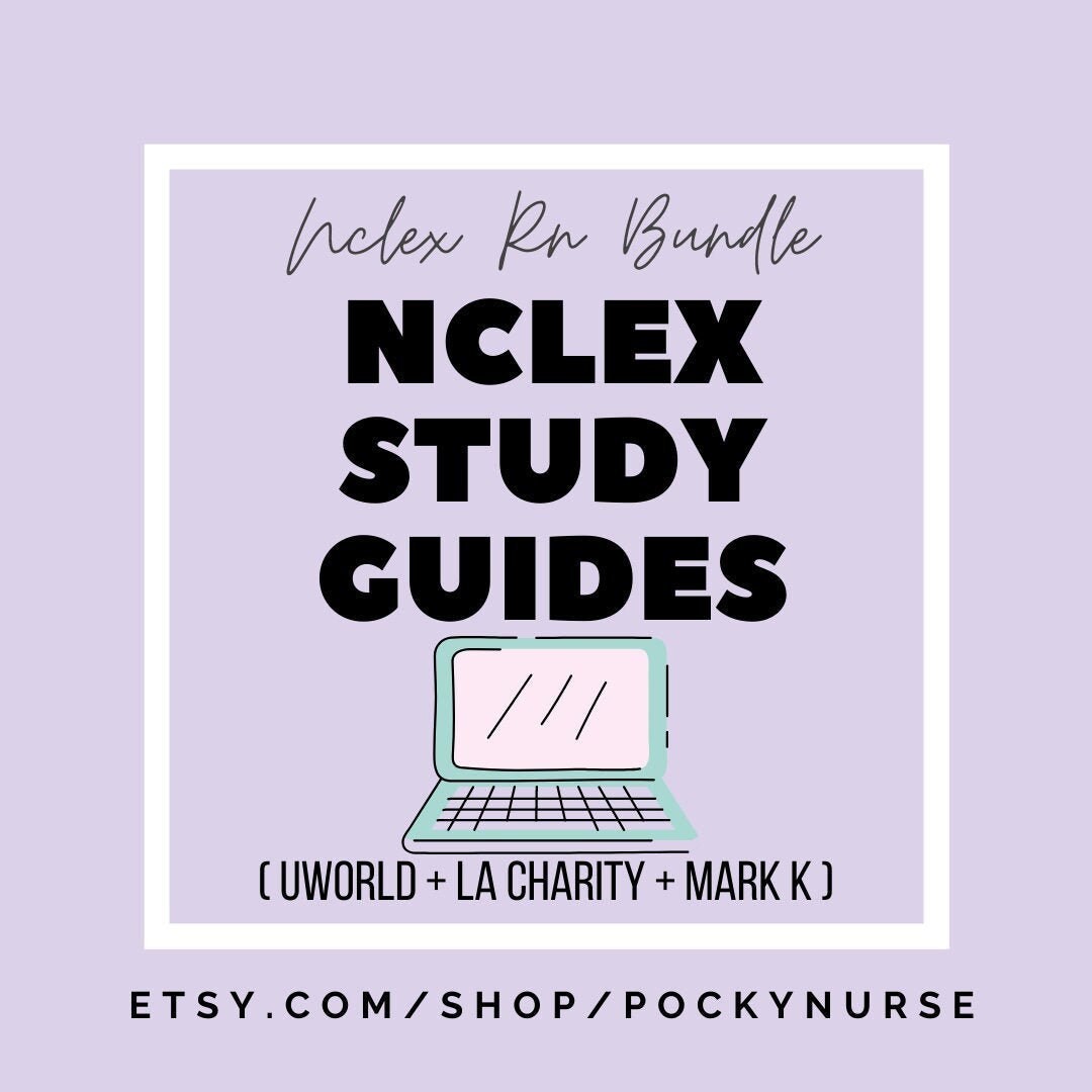 NCLEX RN Review (bundle) Study Guides - Etsy