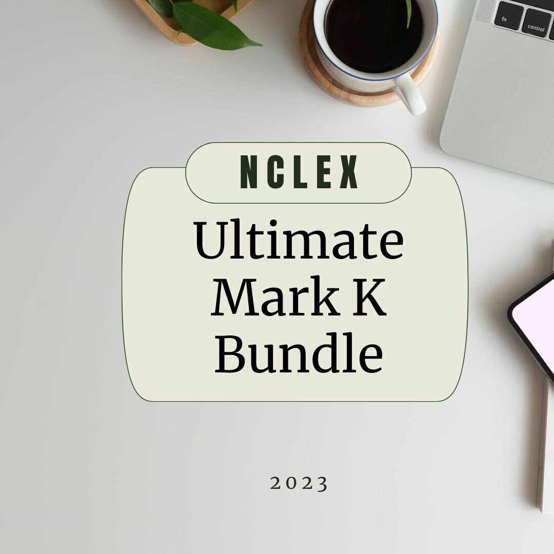 ULTIMATE BUNDLE Mark K Nursing Notes - Etsy