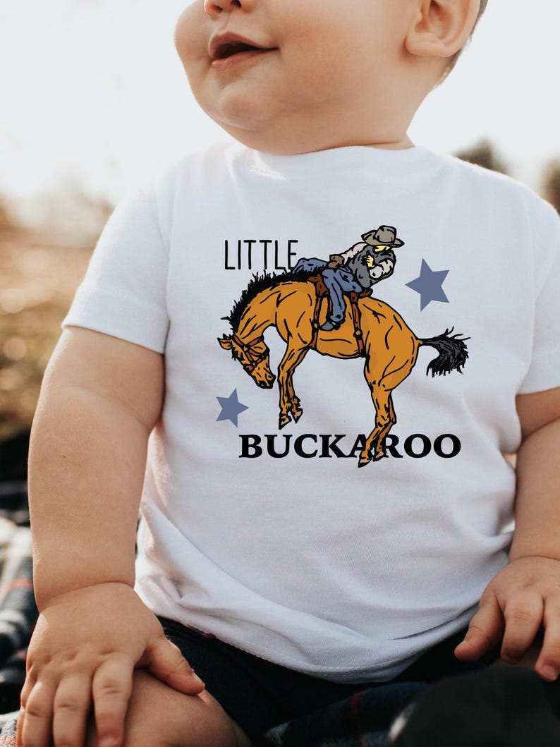 Little Buckaroo PNG, Vintage Cowboy Horse PNG, Western Cowboy ...
